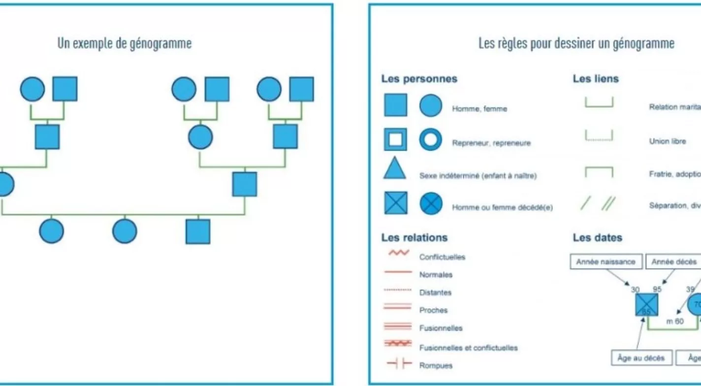 Qu'est ce qu'un génogramme, l'outil systémique ? - Epsilon Mélia